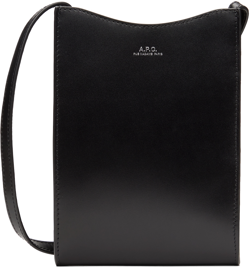 Black Jamie Neck Pouch by A.P.C. on Sale