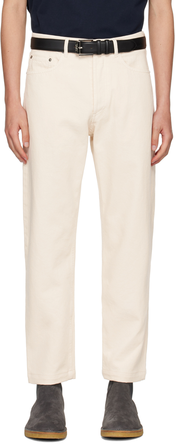 A.P.C.: Off-White Achille Jeans | SSENSE