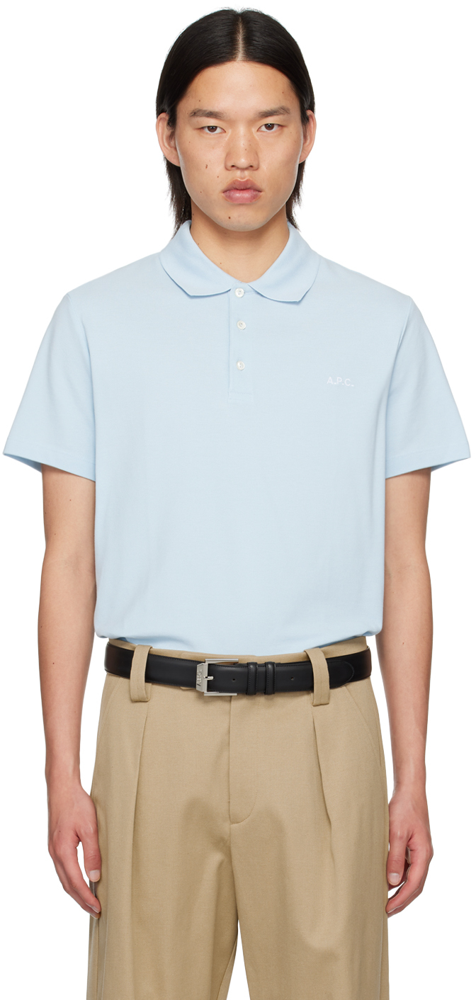 A.P.C.: Blue Standard Polo | SSENSE