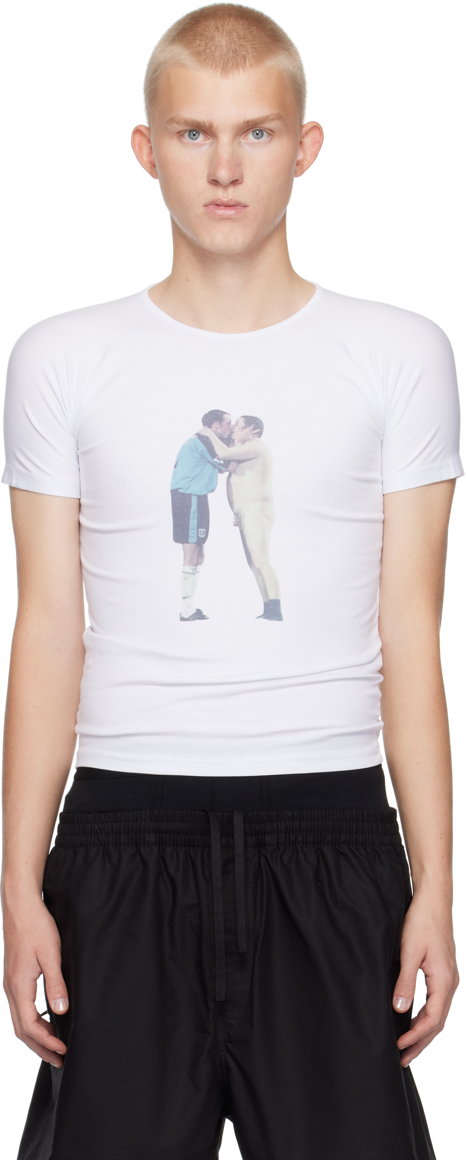 Prototypes: 화이트 슈렁큰 티셔츠 | SSENSE 대한민국