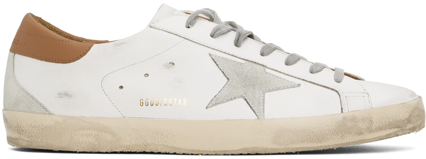Golden Goose: White Super-Star Sneakers | SSENSE
