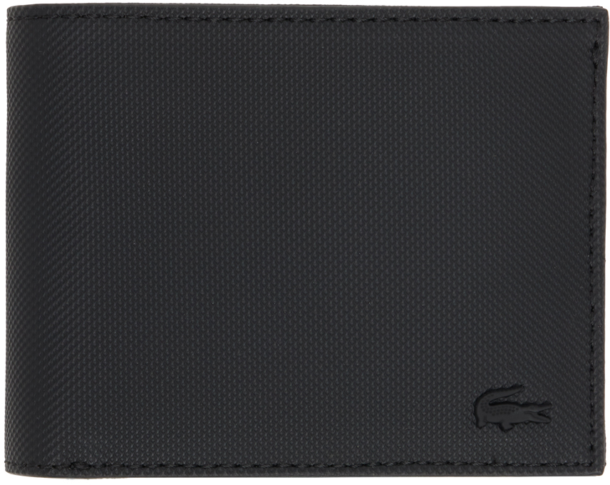 Lacoste: Black Classic Small Wallet | SSENSE