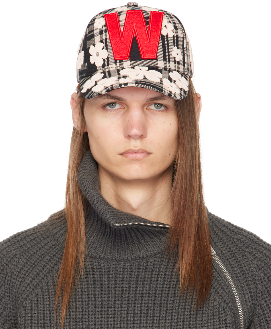 Black & Off-White 9005 Alowa Cap by Walter Van Beirendonck on Sale