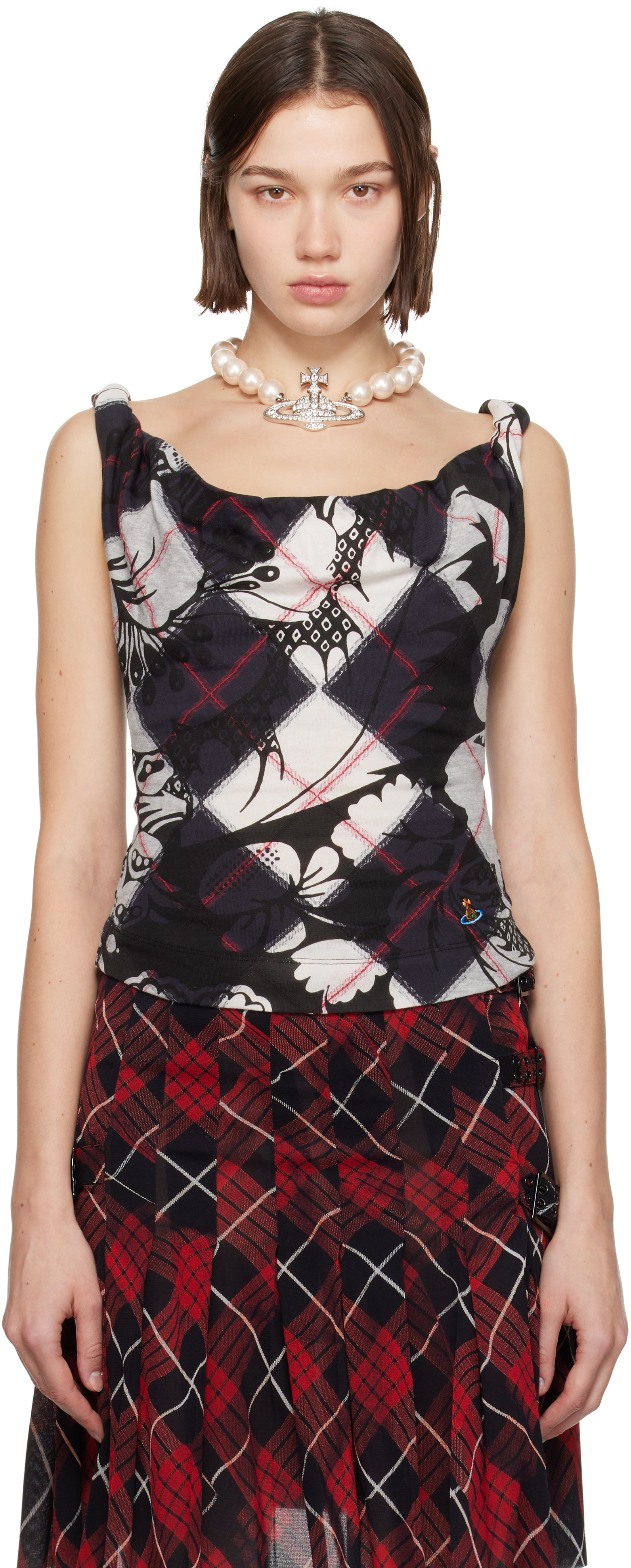 Vivienne Westwood: Haut Anna noir | SSENSE France