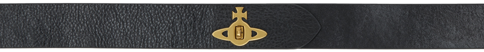 Black Turn-Lock Belt by Vivienne Westwood on Sale