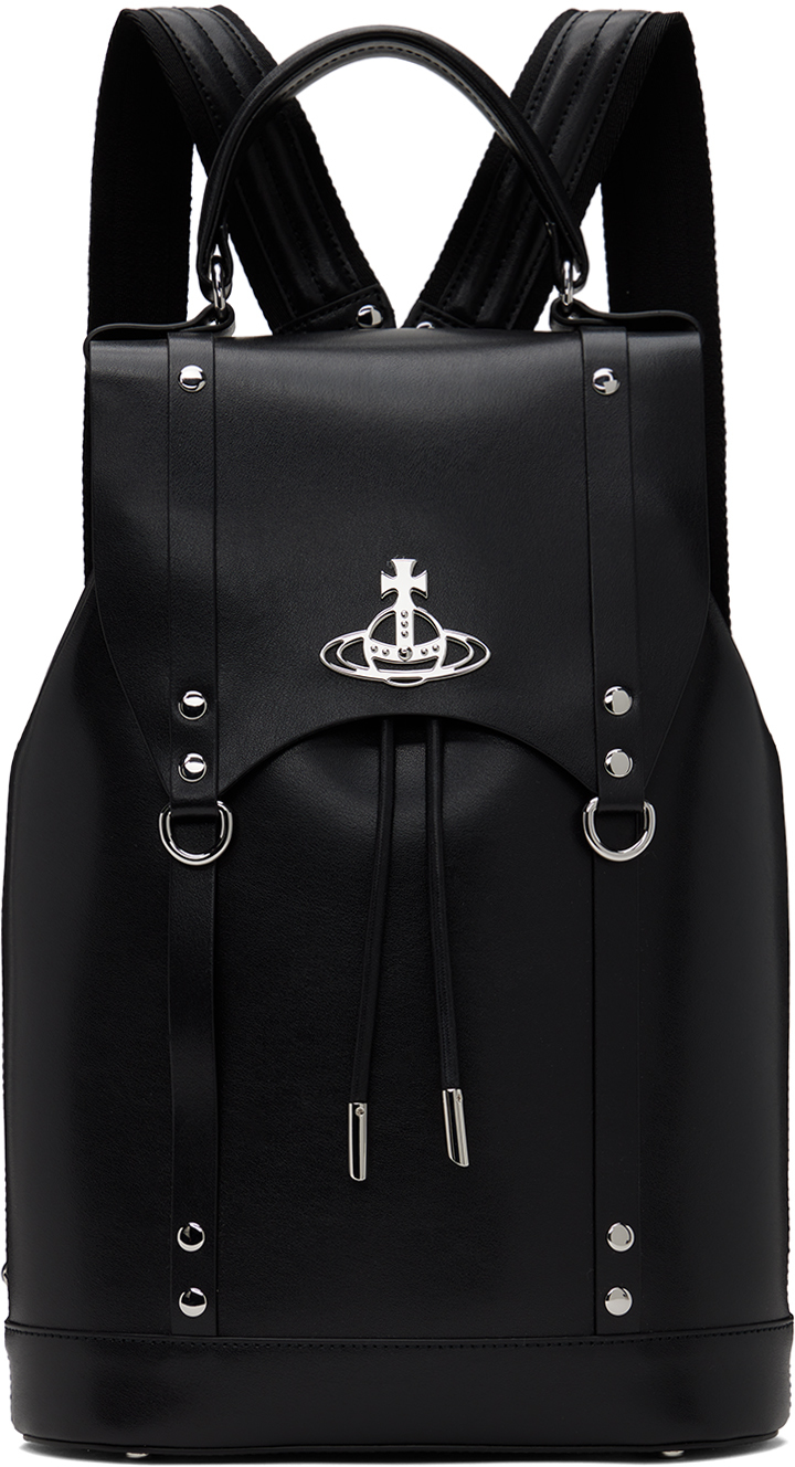 Vivienne Westwood: Black Max Backpack | SSENSE UK