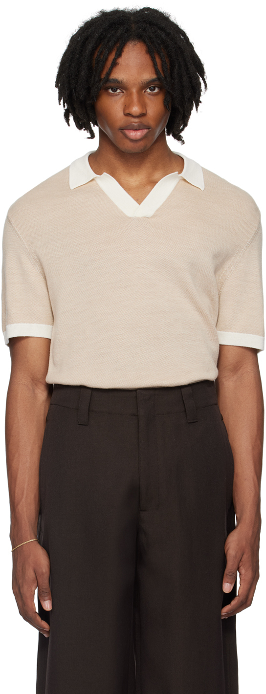 Orlebar Brown: Tan Horton Polo | SSENSE