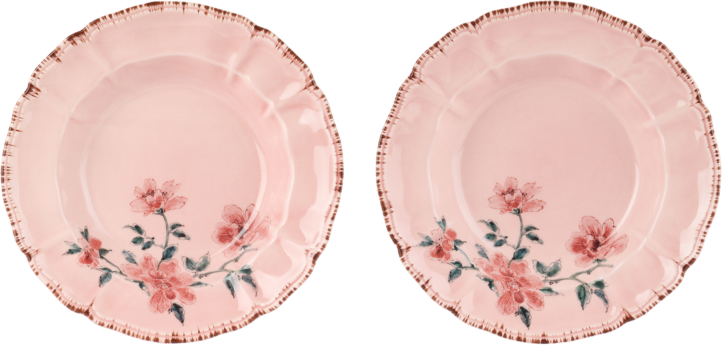 Pink Lisa Corti Edition Pesco Rosa Pasta Plate Set by Laboratorio ...