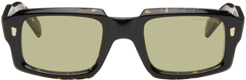 Cutler and Gross: Black 9495 Sunglasses | SSENSE