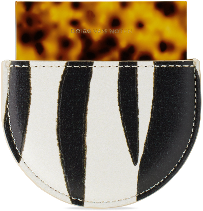 Brown Half-Moon Mirror by Dries Van Noten | SSENSE