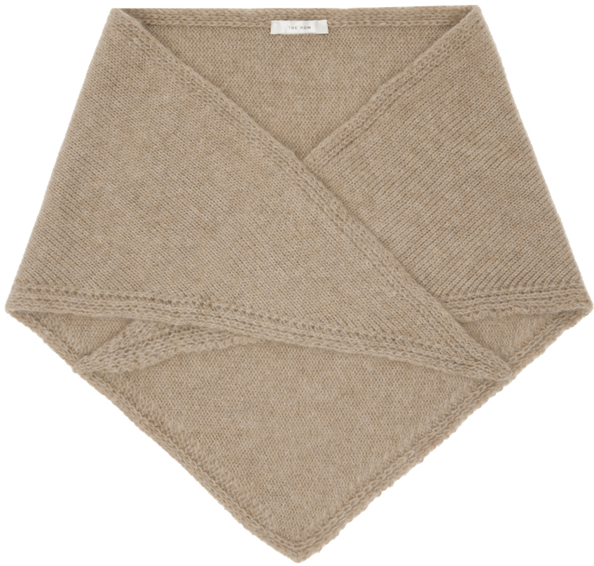 The Row: Beige Hit Scarf | SSENSE