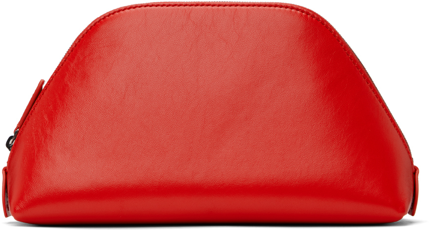 The Row: Red Devon Pouch | SSENSE