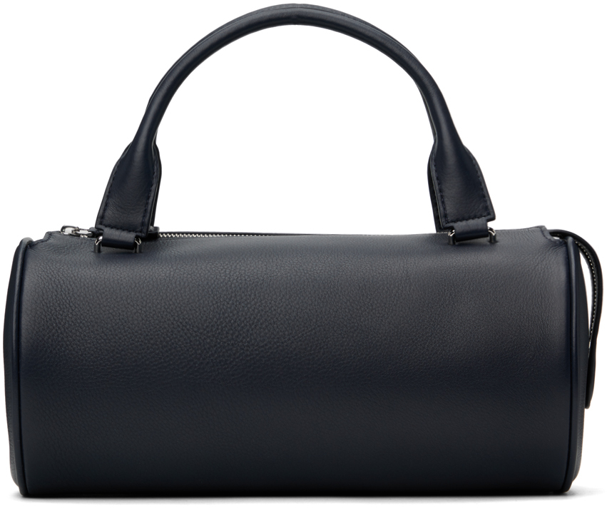 The Row: Sac Edith bleu marine | SSENSE France