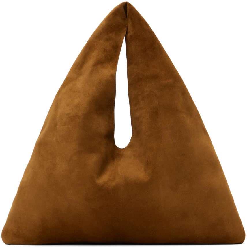 The Row: Tan Small Bindle Bag | SSENSE Canada