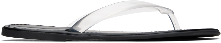 The Row: Transparent Beach Flip Flops | SSENSE UK