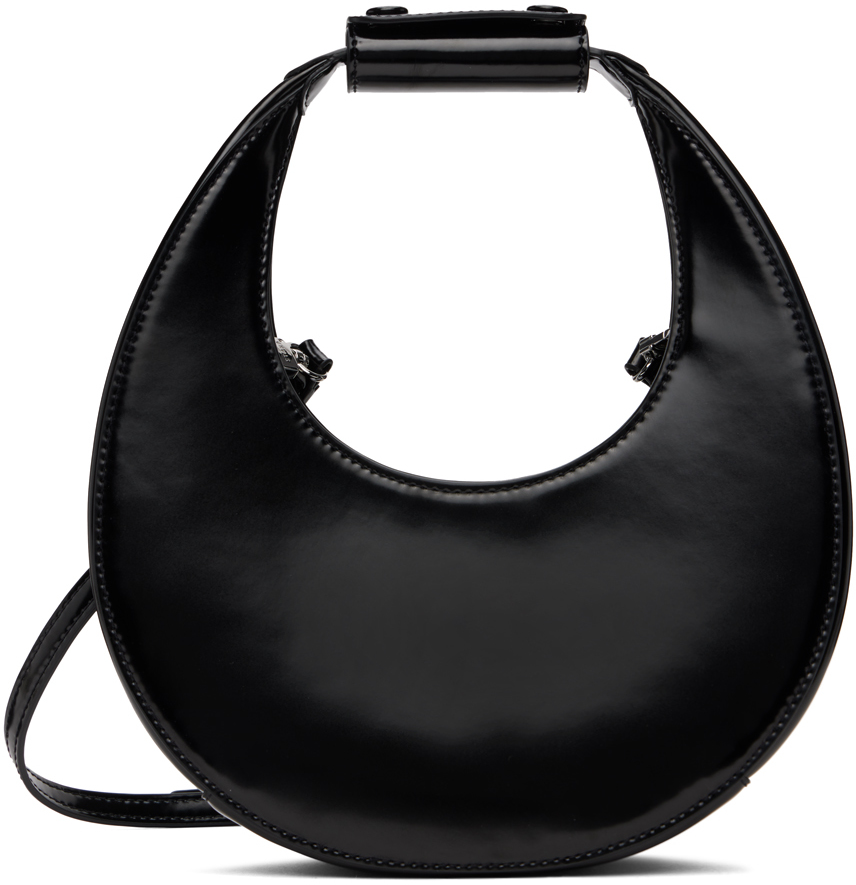 Staud: Black Mini Moon Bag | SSENSE Canada