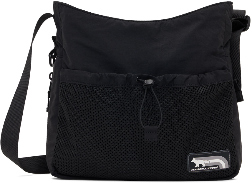 Black Flash Fox Bag by Maison Kitsuné on Sale