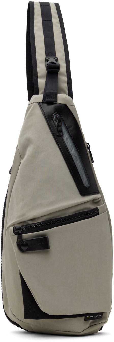 master-piece: Gray Circus Sling Bag | SSENSE Canada