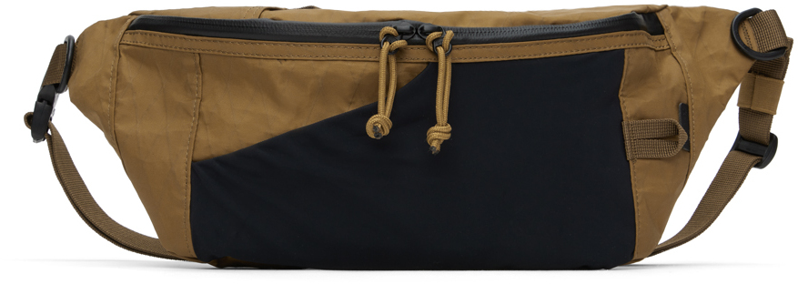 Snow Peak: ブラウン X-Pacナイロン ウエストバッグ | SSENSE 日本