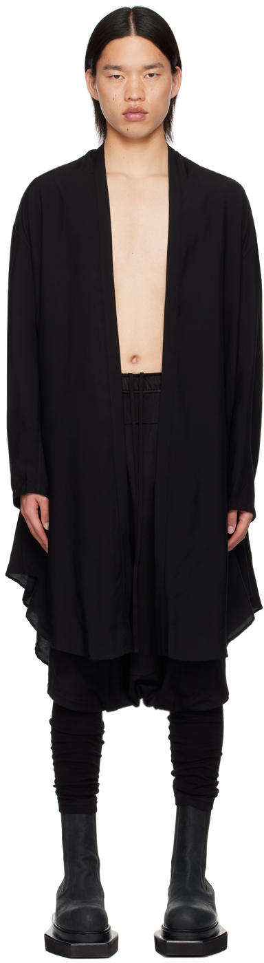 Julius: Black Robe Cardigan | SSENSE