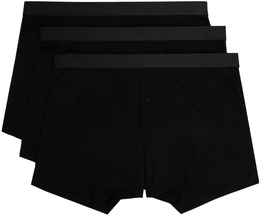 CDLP: Three-Pack Black Boxers | SSENSE