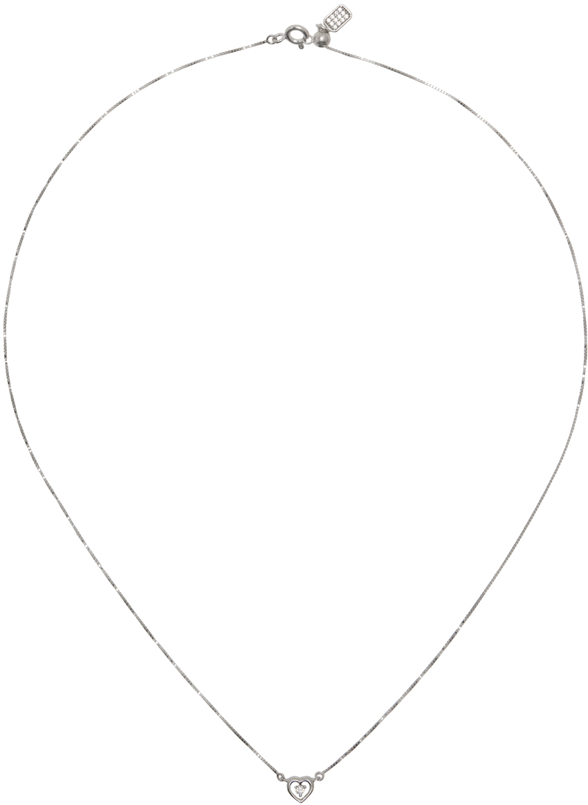 Numbering: 银色 #3717 项链 | SSENSE