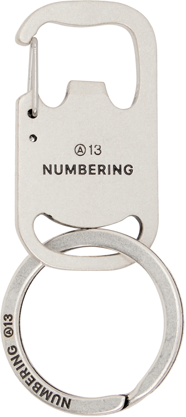 Numbering: Silver #1009 Keychain | SSENSE