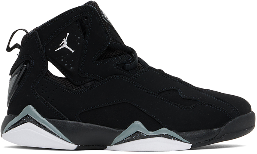 Nike Jordan: Black True Flight Sneakers | SSENSE