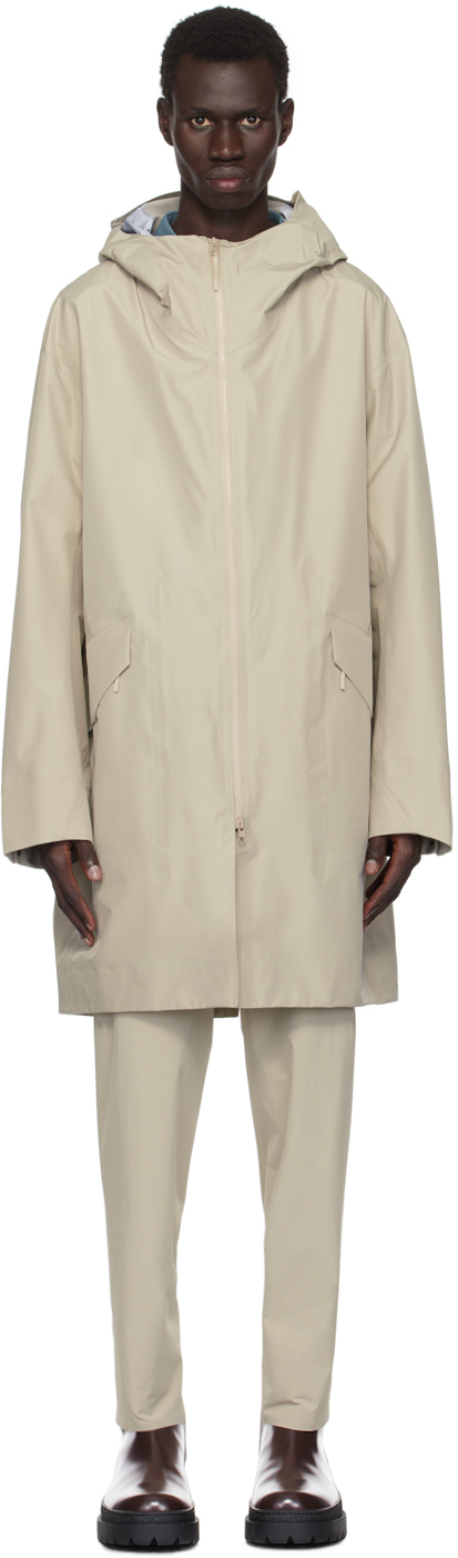 Veilance: Beige Monitor Coat | SSENSE