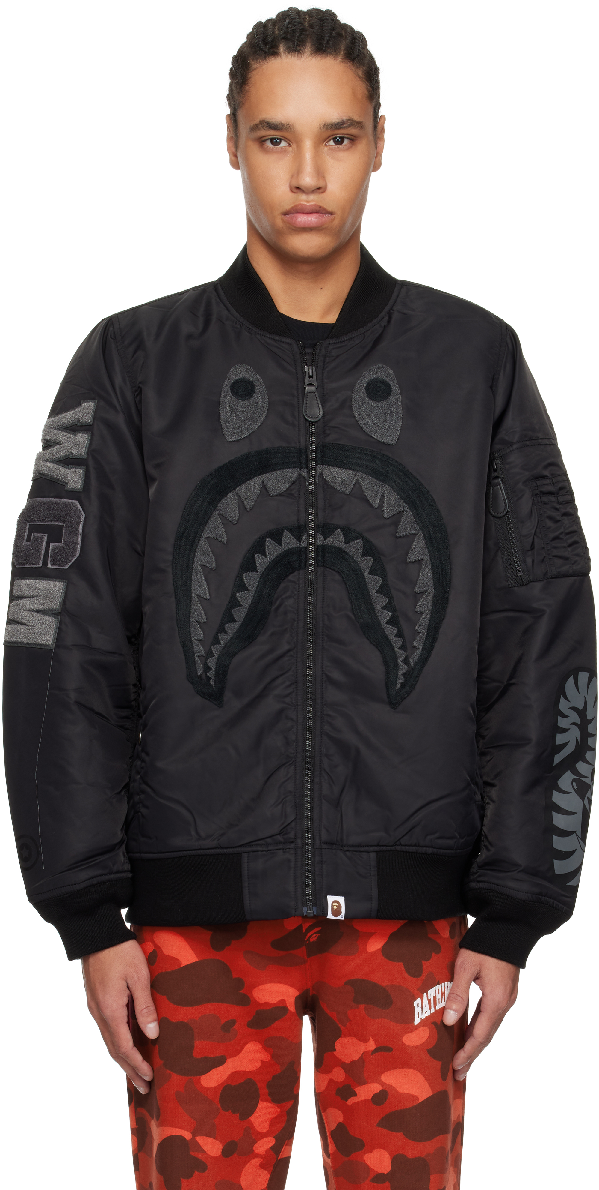 Bape jackets & coats for Men | SSENSE Bape jackets & coats for Men | SSENSE
