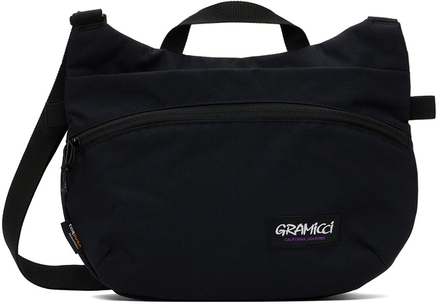 Gramicci: Black Cordura Shoulder Bag | SSENSE