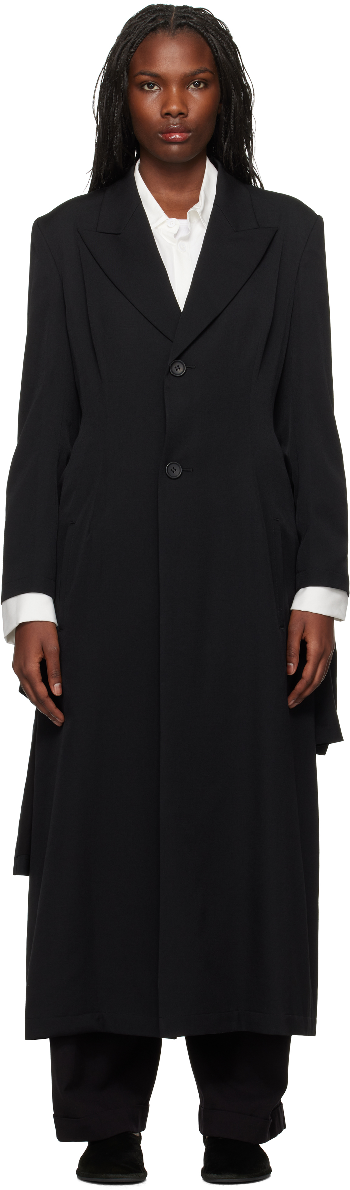 Yohji Yamamoto coats for Women | SSENSE