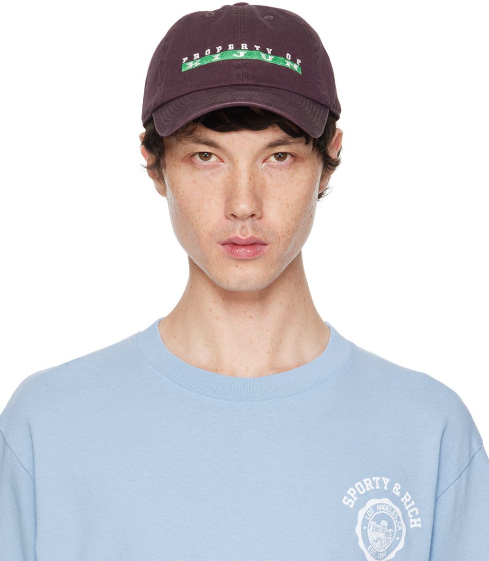Burgundy Logo Cap by Kijun on Sale