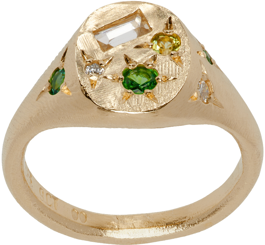 Seb Brown: Gold Spazio Ring | SSENSE