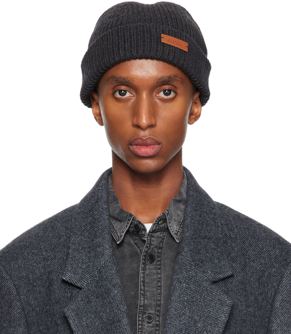 Isabel Marant: Gray Briano Beanie | SSENSE