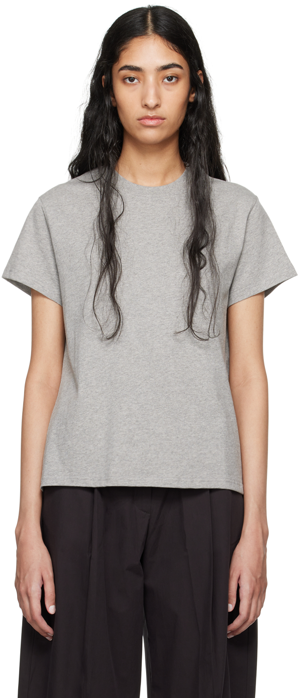 Studio Nicholson: Gray Marine T-Shirt | SSENSE