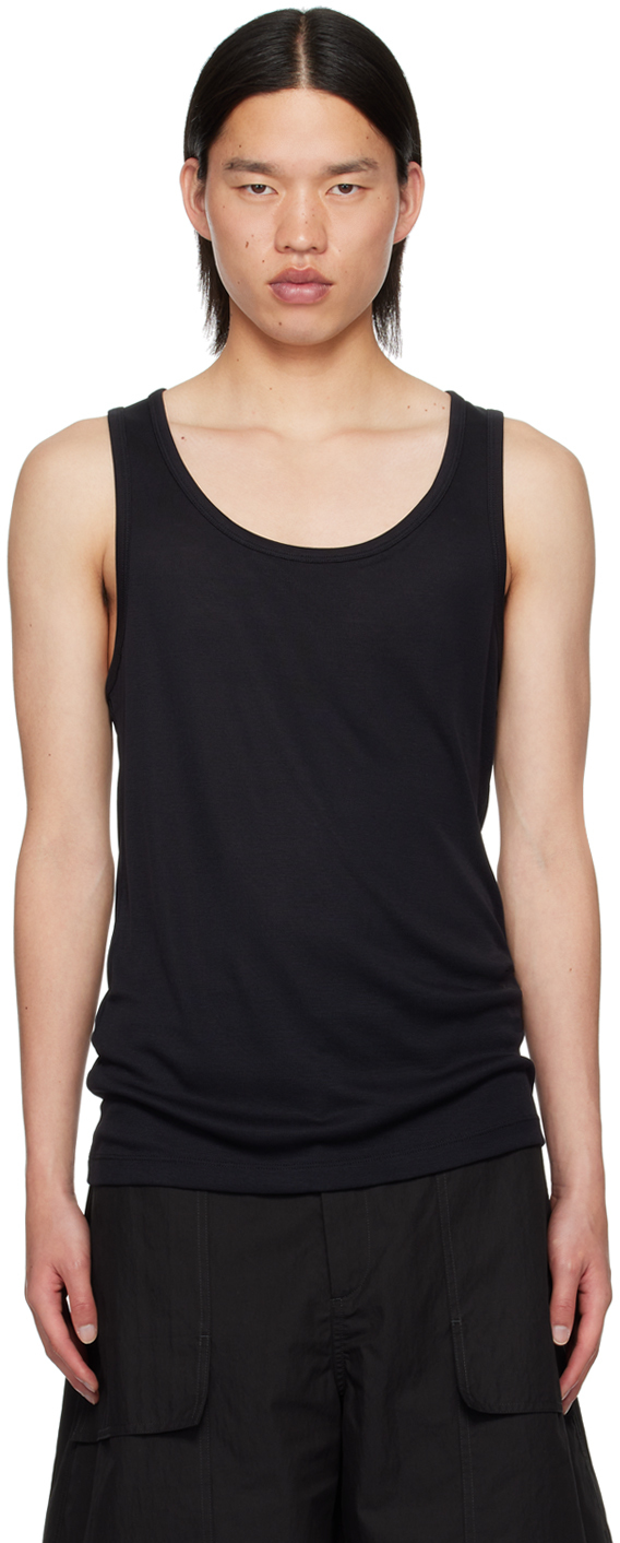 Studio Nicholson: Navy Brucio Tank Top | SSENSE