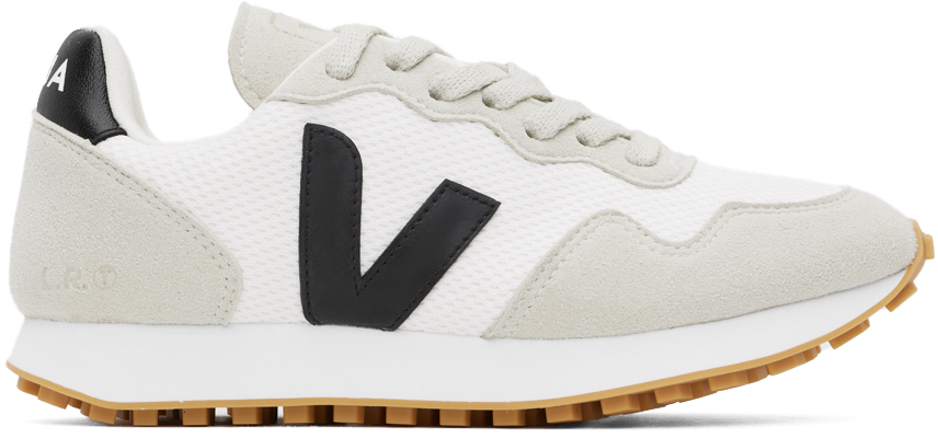 VEJA: Gray & White SDU Rec Alveomesh Sneakers | SSENSE