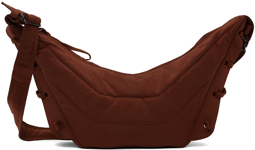 LEMAIRE: Red Small Soft Game Bag | SSENSE UK
