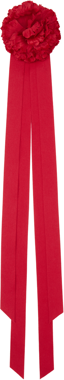 Sandy Liang: Red Pony Brooch | SSENSE
