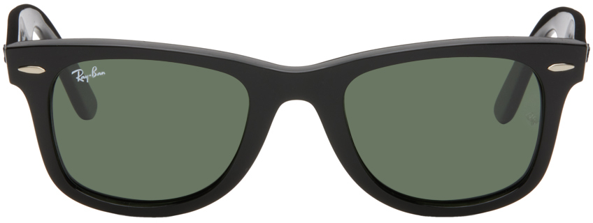 Ray-Ban: Black Original Wayfarer Classic Sunglasses | SSENSE Canada