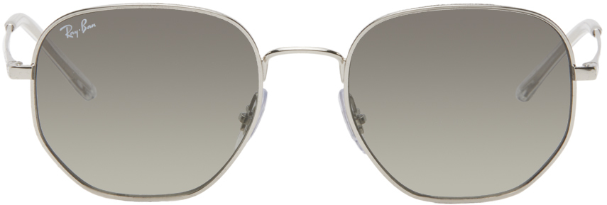Ray-Ban: Silver RB3682 Sunglasses | SSENSE