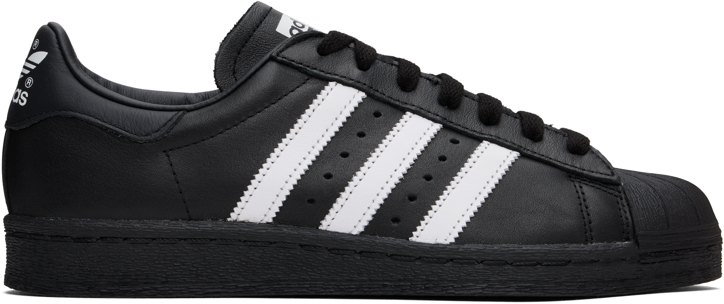 adidas Originals: Black Superstar 82 Sneakers | SSENSE Canada