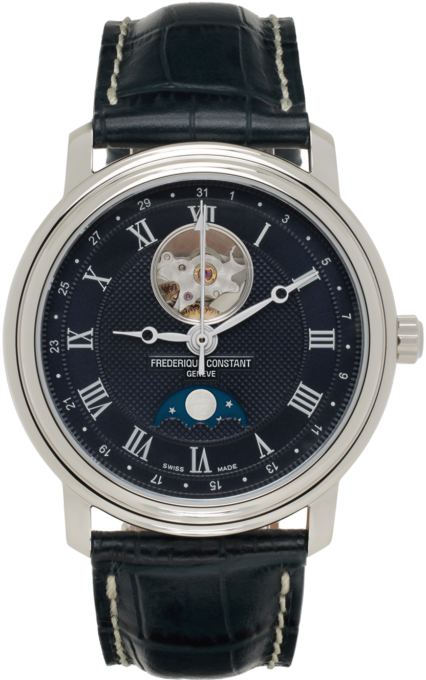 Frédérique Constant: Black Classics Heart Beat Moonphase Date Watch ...
