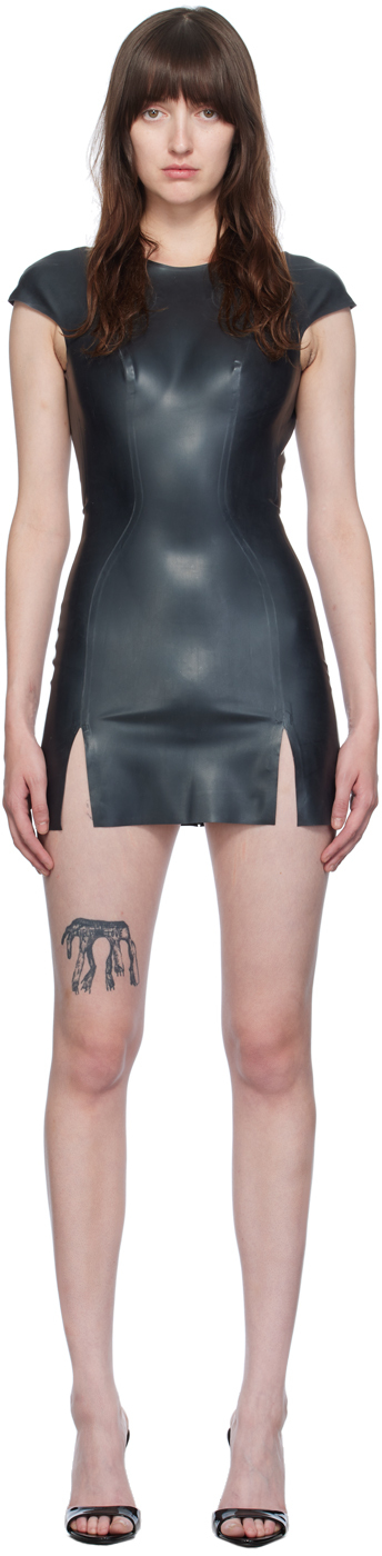 Black Player Minidress by Poster Girl on Sale