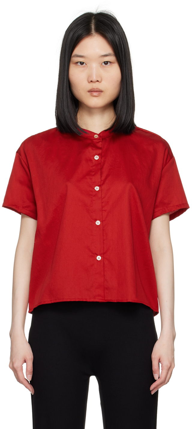 LESET: Red Yoko Shirt | SSENSE