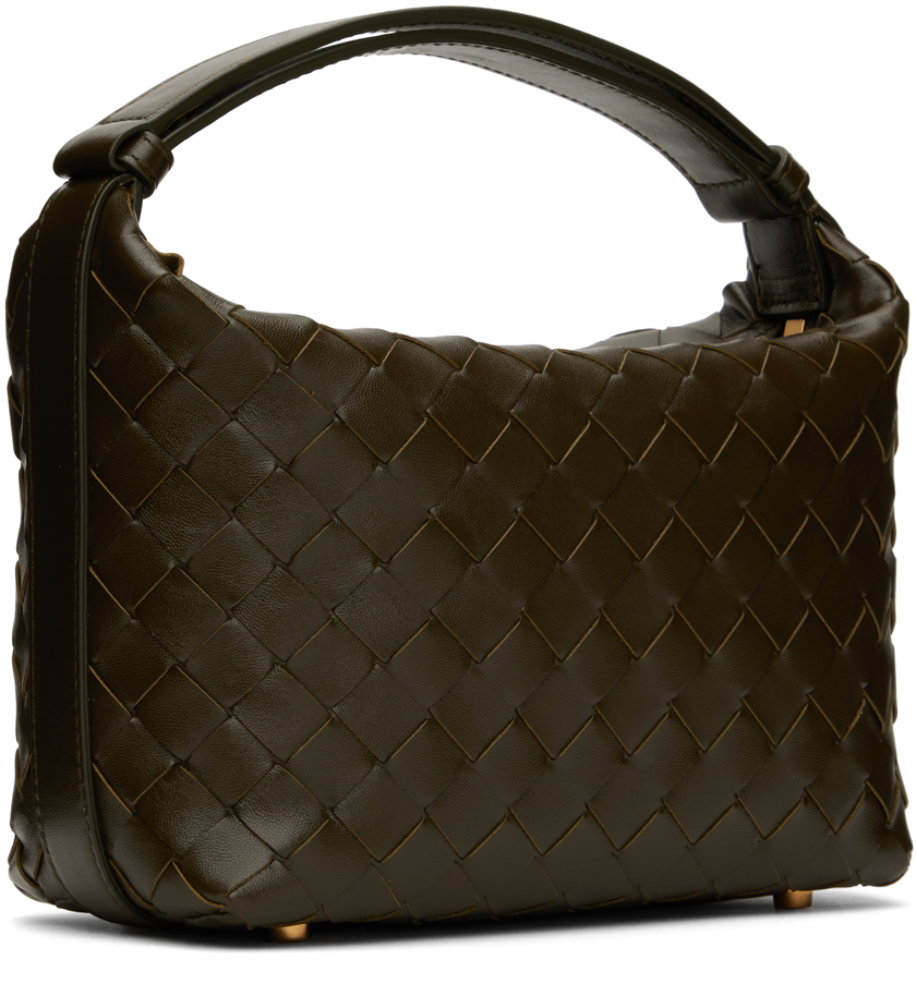 Bottega Veneta Brown Mini Wallace Bag In Black | ModeSens