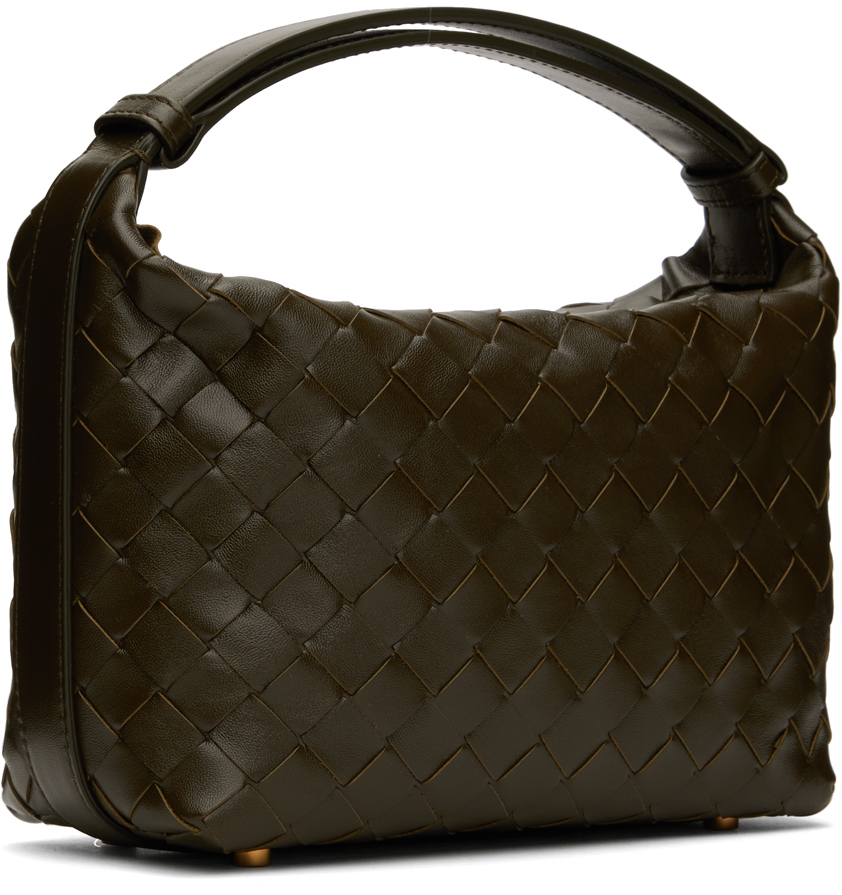 Bottega Veneta Brown Mini Wallace Bag In Black | ModeSens