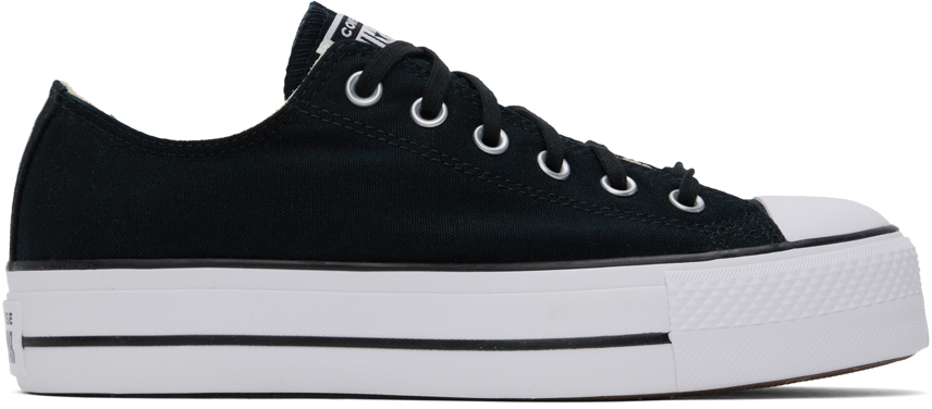 Converse: Black Chuck Taylor All Star Lift Low Top Sneakers | SSENSE