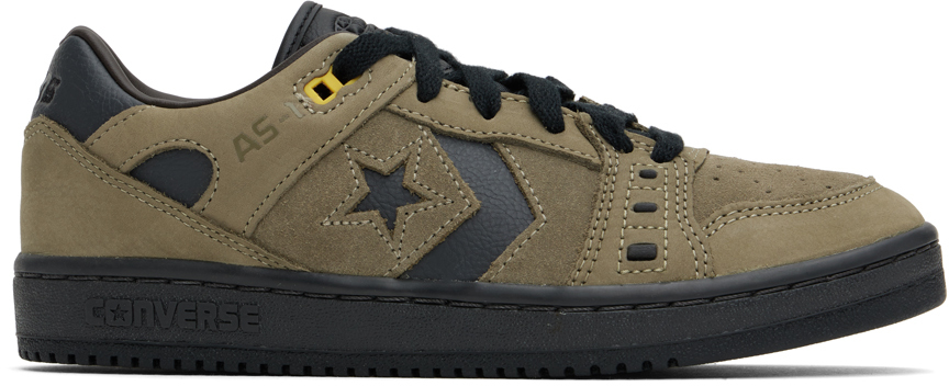 Khaki & Black CONS AS-1 Pro Low Top Sneakers by Converse on Sale